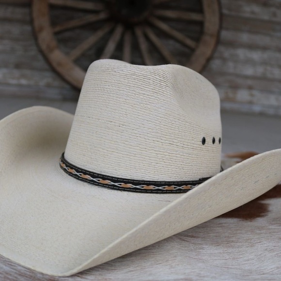 Stetson | Accessories | Stetson Square Palm Leaf Cowboy Hat | Poshmark